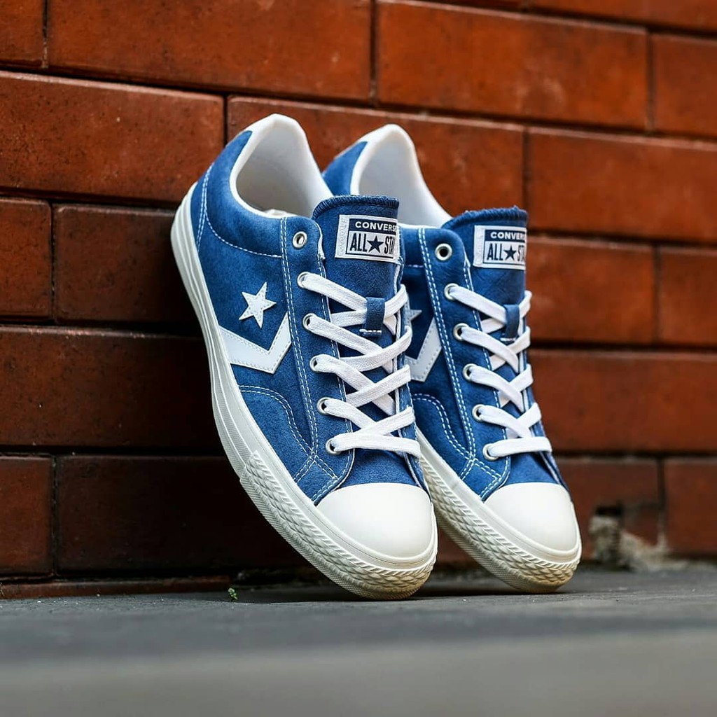 Jual CONVERSE STAR PLAYER OX MASON BLUE WHITE | Shopee Indonesia