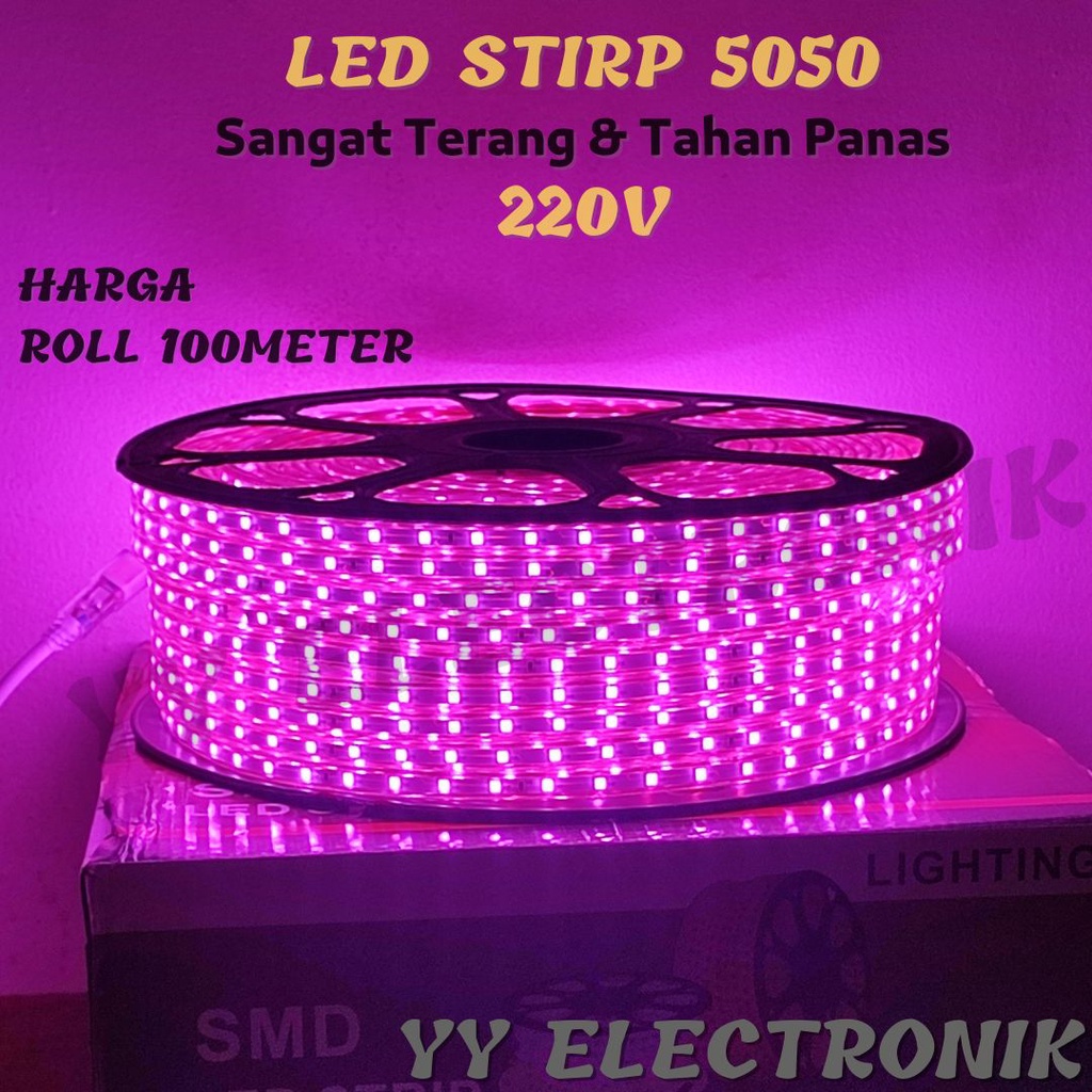 Jual LED Strip 5050 Harga Per 1 ROLL 100M LED drop ceiling plafon ...