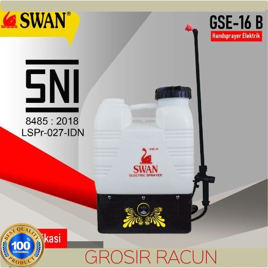 Jual BARUU!!! SPRAYER SWAN ELEKTRIK SPECIAL EDITION GSE 16 BLACK | Shopee Indonesia