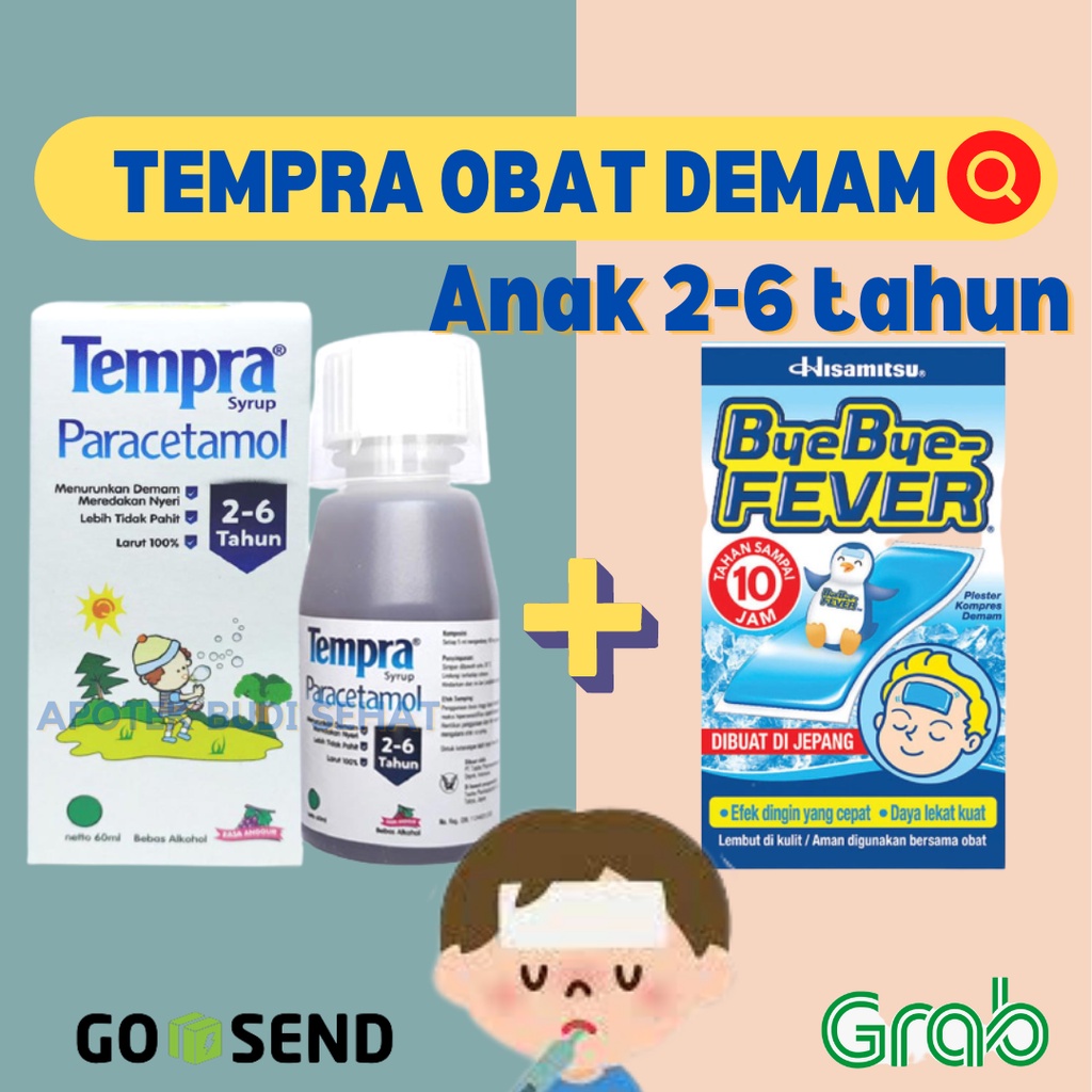 Jual Tempra Anak Sirup Anak 30 ml Obat Demam Anak Rasa Anggur Obat ...