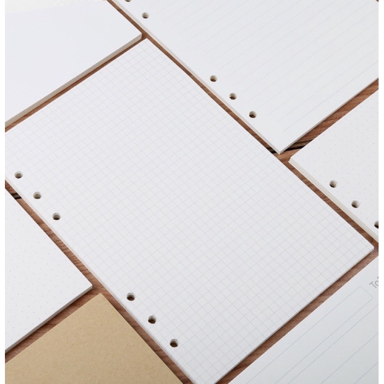 Jual ISI BINDER 6 RING A6 A5 BINDER PAPER 45 LEMBAR LOOSE LEAF | Shopee ...