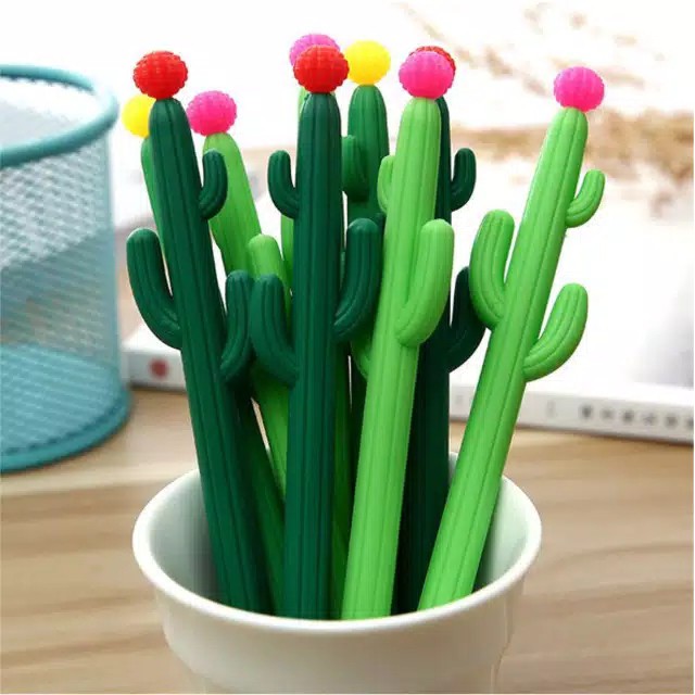 Jual PULPEN UNIK PULPEN KARAKTER KAKTUS ALAT TULIS | Shopee Indonesia