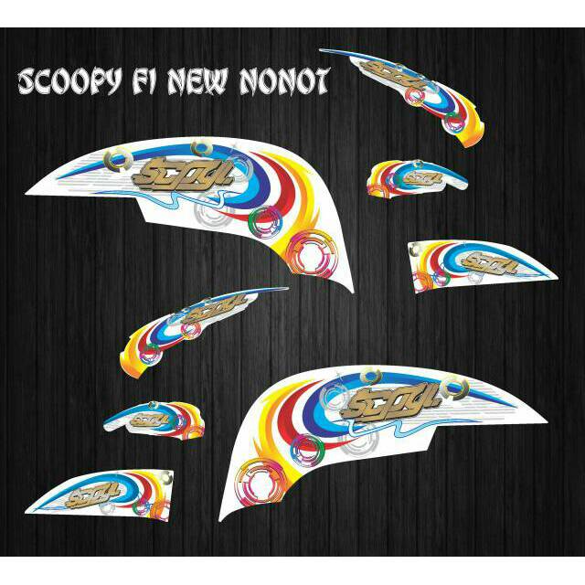 Jual STIKER/STRIPING STIKER LIST VARIASI SCOOPY GRAFIS NONOT | Shopee ...