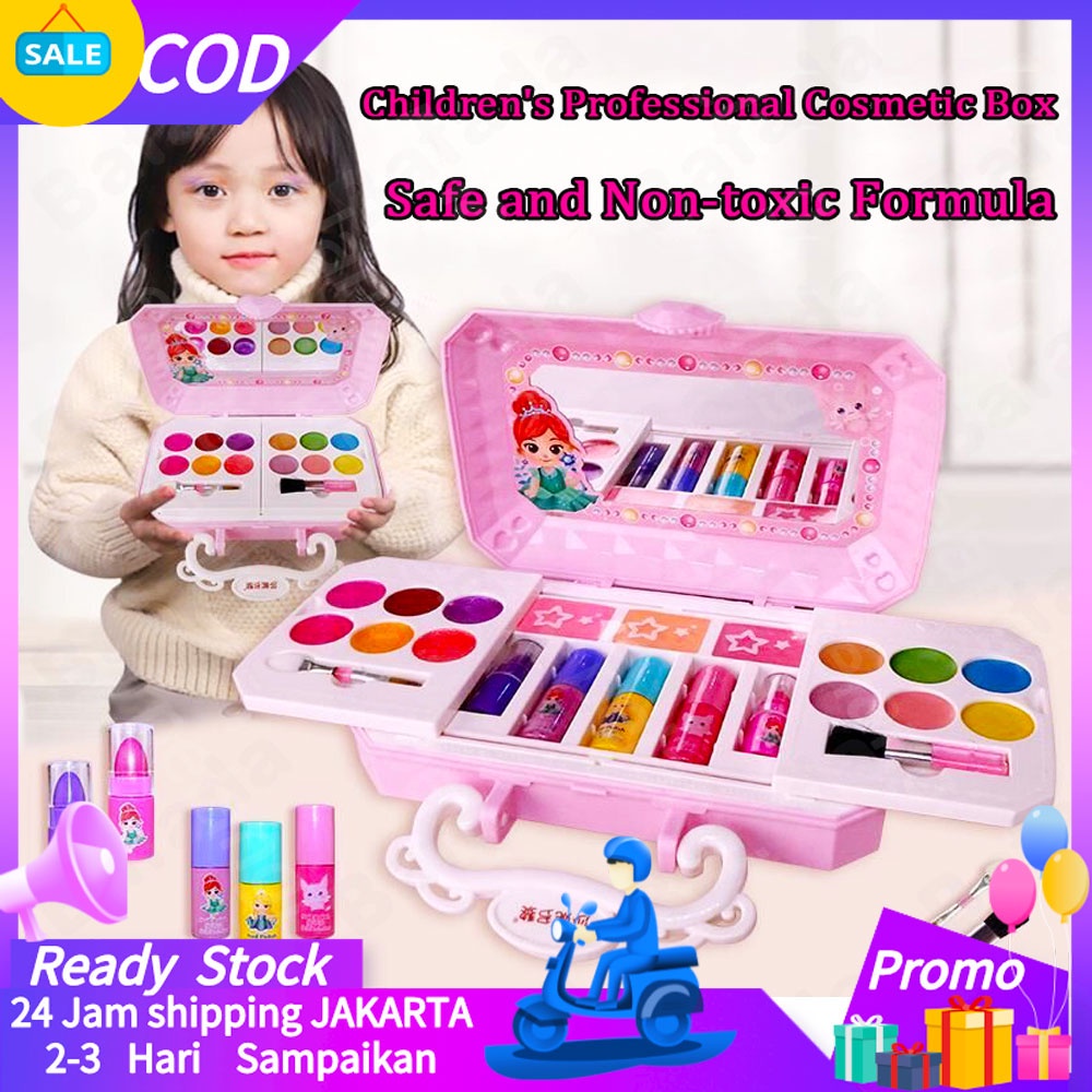Jual Kit Mainan Makeup Anak Perempuan Mainan rias Rias Wajah untuk anak ...