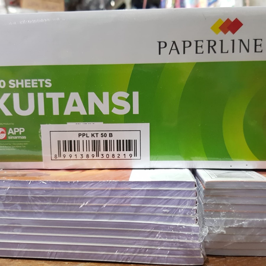 Jual Kwitansi Besar PAPERLINE KT 50 B isi 10 buku Murah berkualitas | Shopee Indonesia