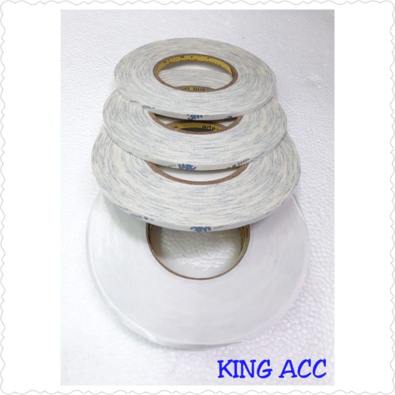 Jual TOOLS DOUBLE TAPE 3M WHITE PUTIH SUPER LENGKET 0.5CM | Shopee ...