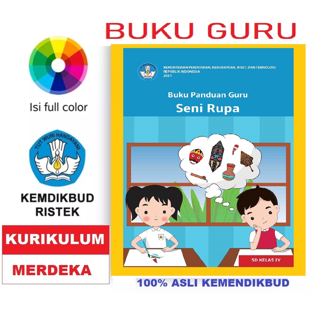 Jual Buku Guru Seni Rupa Sd Kelas IV Kurikulum Merdeka | Shopee Indonesia