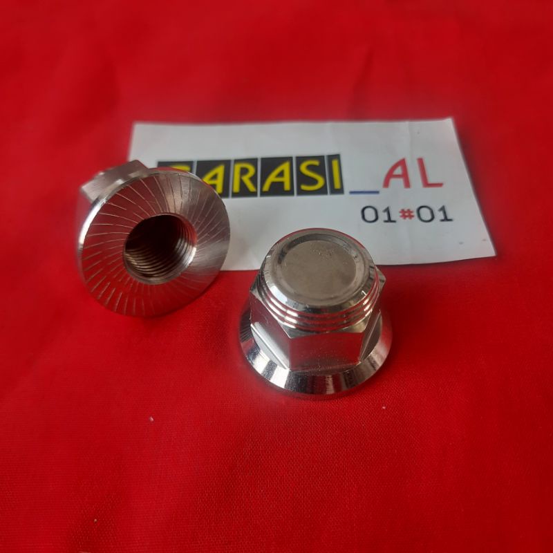 Jual Mur as roda belakang stainless Vario 125 150 Pcx Beat Scoopy ...
