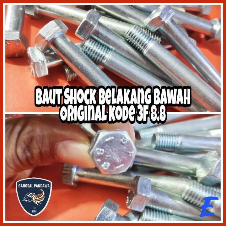 Jual Baut Shock Belakang Bawah Vespa kode 3F 8.8 | Shopee Indonesia