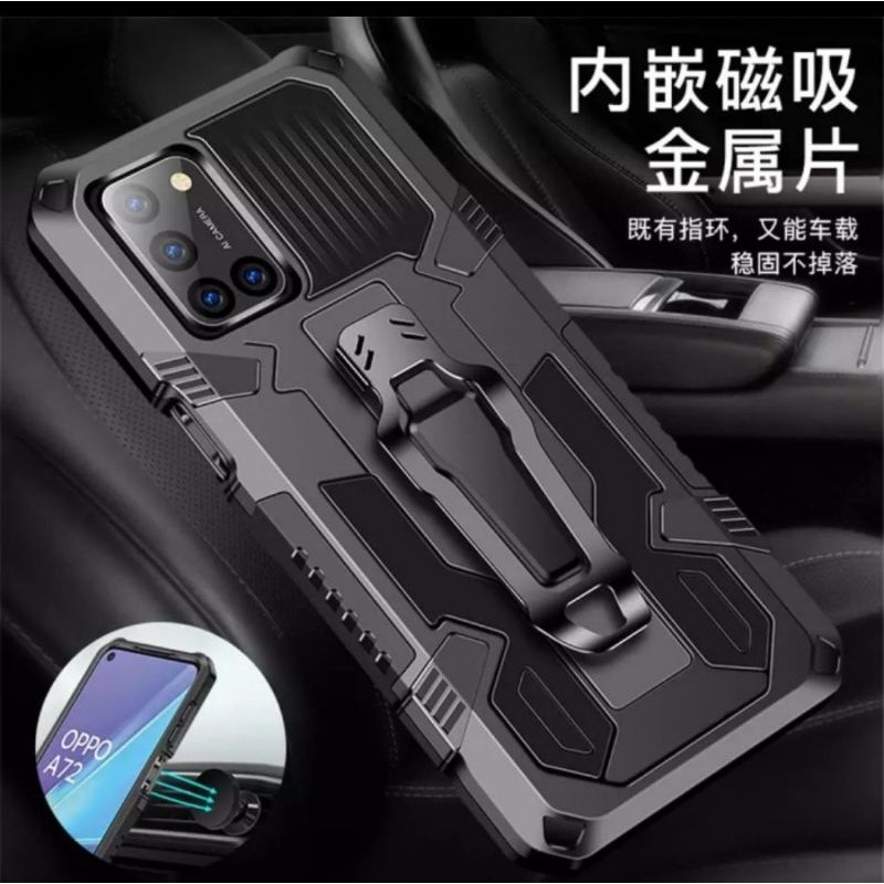 Jual Casing Hard Case Oppo Reno 4 4G Indo Armor Mecha Belt Clip ...