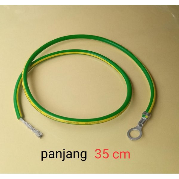 Jual Kabel Grounding Kuning Hijau 35 cm | Shopee Indonesia