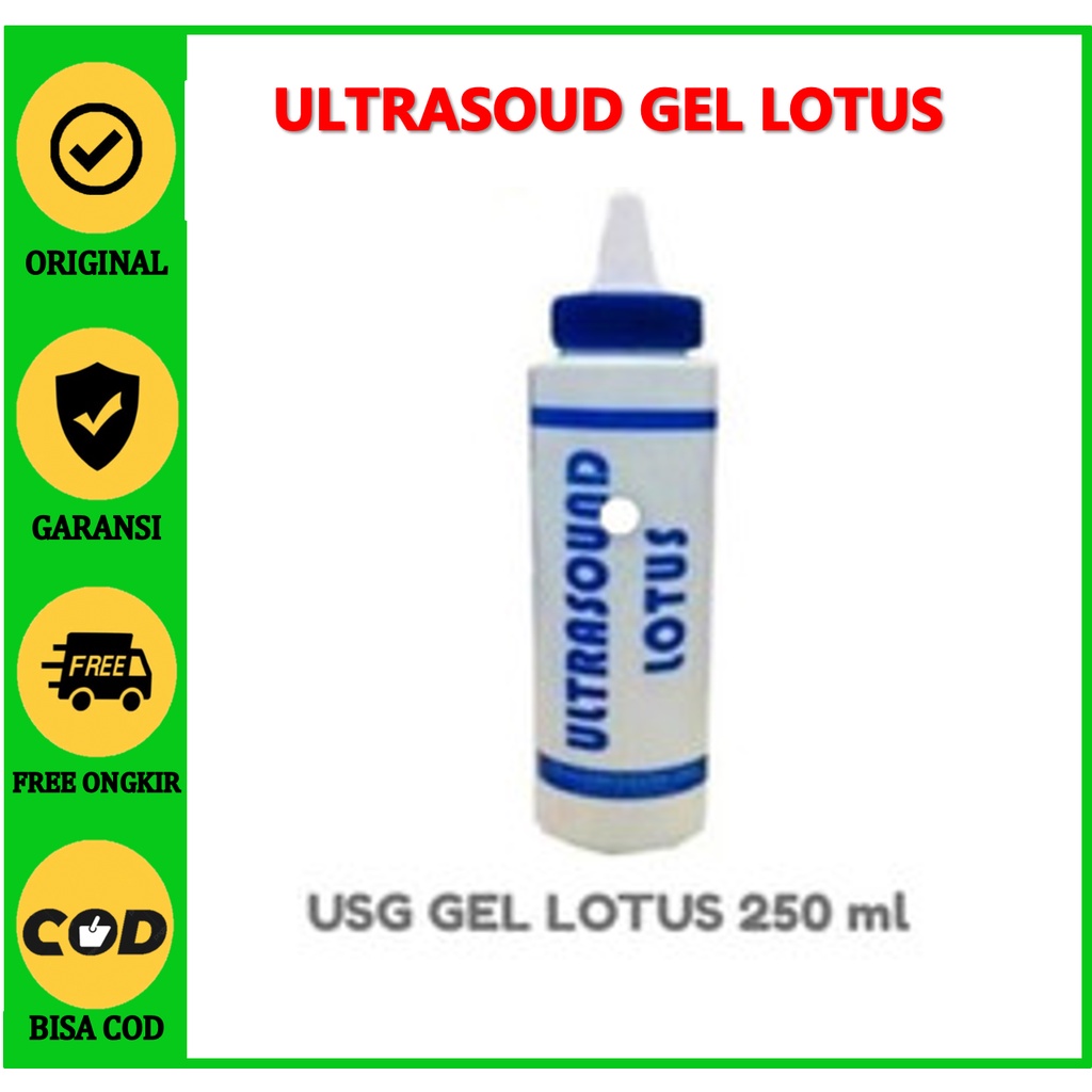 Jual Ultrasound Gel / USG Gel / Gel Doppler Merk Lotus 250 ml USG Gel ...