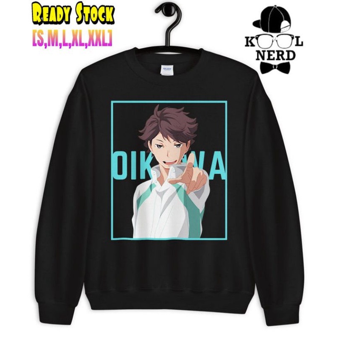 Jual AOBA JOHSAI HIGH SCHOOL CREW NECK SWEATER ANIME HAIKYUU OIKAWA ...