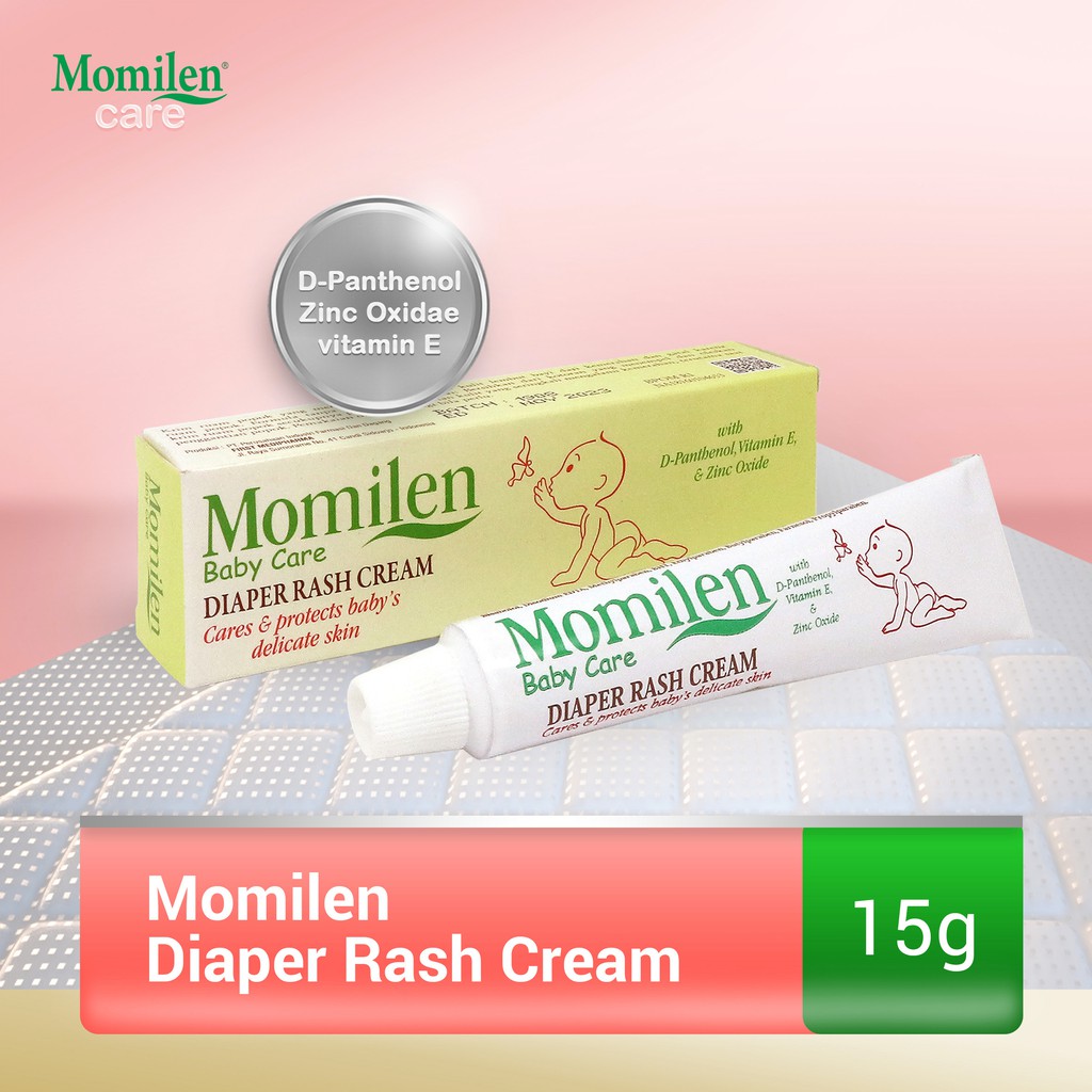 Jual MOMILEN DIAPER Rash Cream 15gr / Ruam Popok / Iritasi Kulit Bayi ...