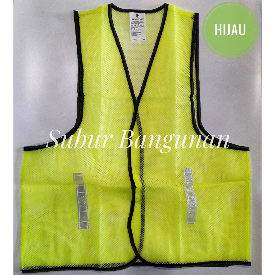 Jual Rompi Jala X Hijau / Rompi Jaring / Rompi Safety / Rompi Proyek ...