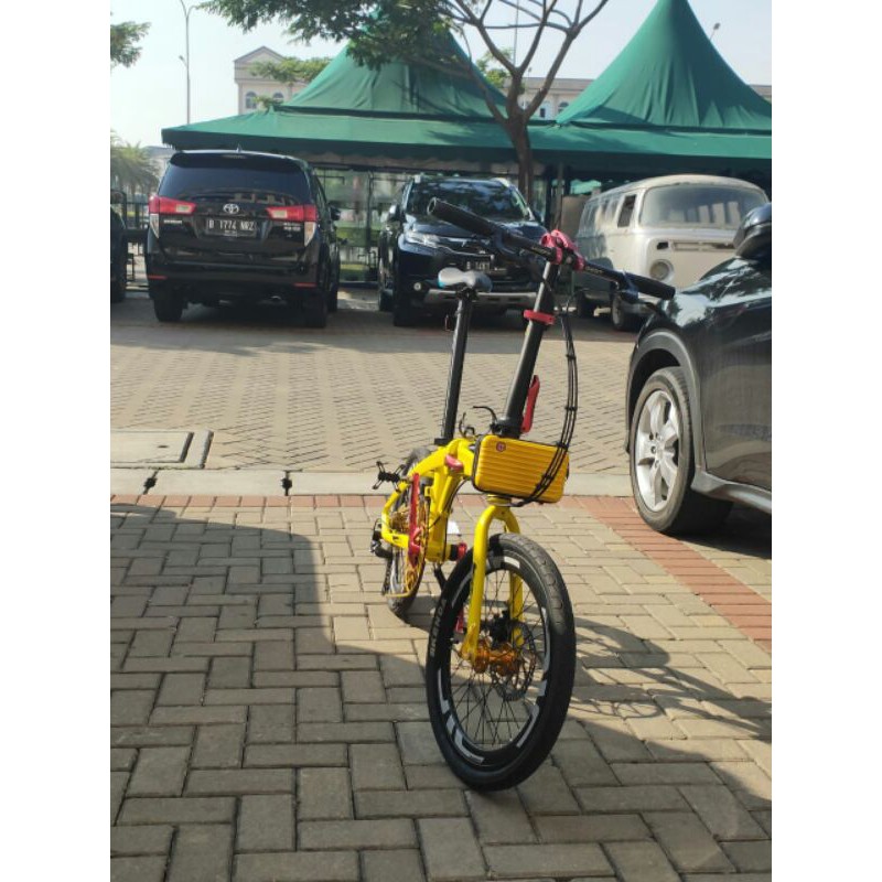 Jual Tas sepeda lipat front block noris element | Shopee Indonesia