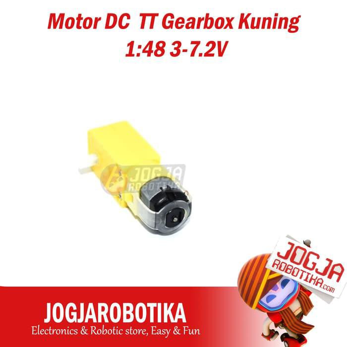 Jual MOTOR DC TT GEARBOX KUNING 1:48 3-7.2V | Shopee Indonesia