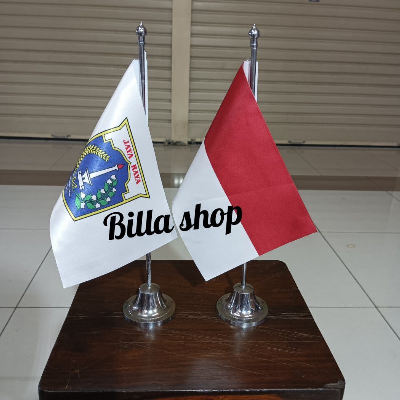 Jual Bendera Meja MERAH PUTIH DAN JAYA RAYA+ TIANG STENLIS | Shopee ...