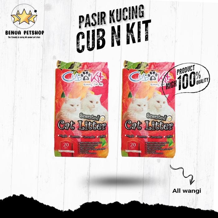 Jual Pasir kucing gumpal wangi Cub N Kit 20kg ALL VARIAN ( GRAB GOSEND ...