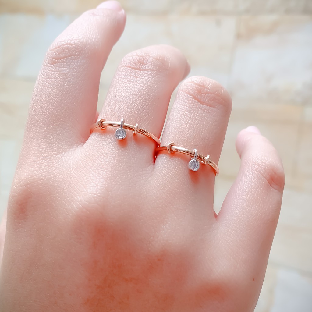 Jual Cincin Embun Series by Hala Gold 18K RI20167 | Shopee Indonesia
