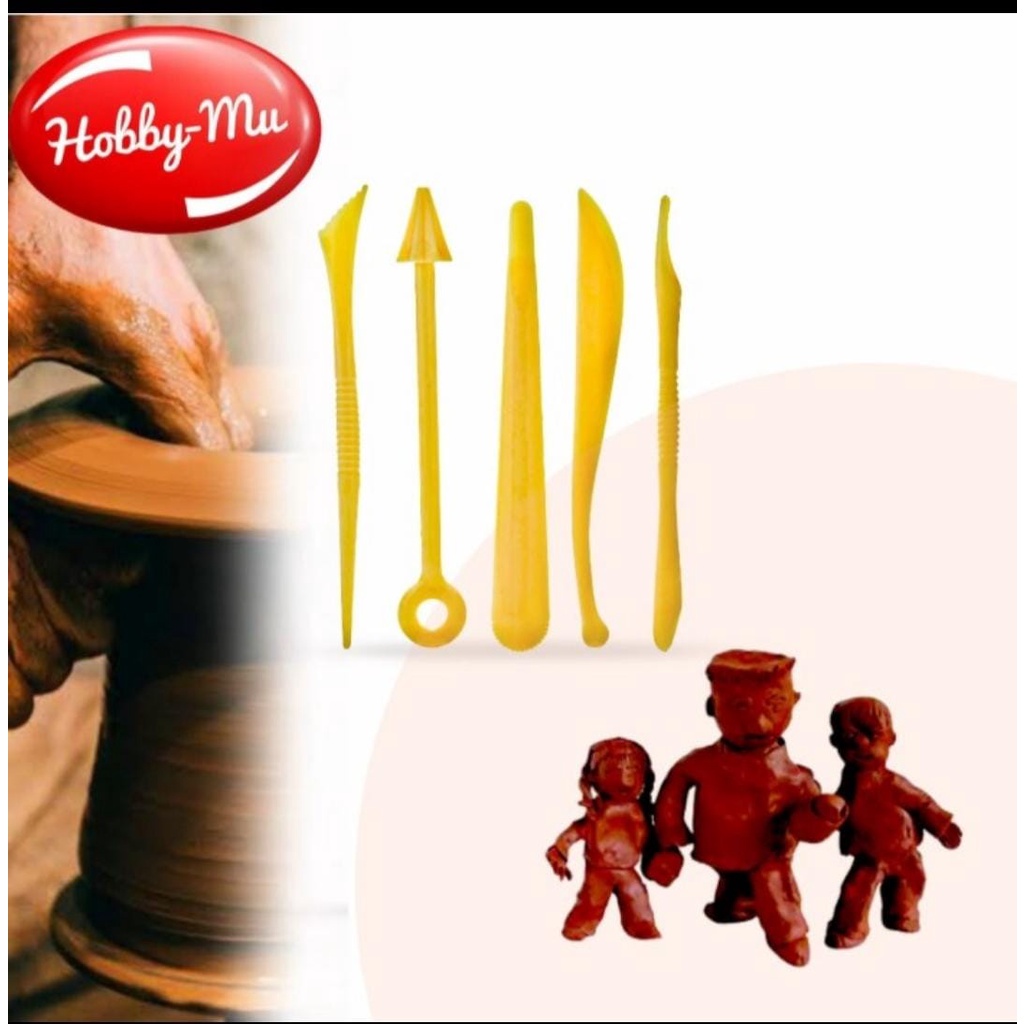 Jual Alat Untuk Membentuk Tanah Liat Bahan Plastik - Polyform Sculpey ...