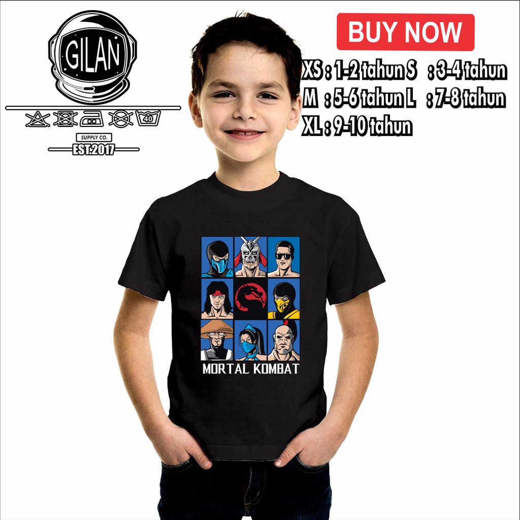 Jual Kaos Baju Anak MORTAL KOMBAT LIU KANG SUB ZERO SCORPION KITANA ... Jual Kaos Baju Anak MORTAL KOMBAT LIU KANG SUB ZERO SCORPION KITANA ...