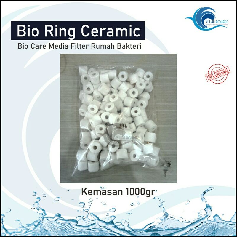 Jual Bio Ring Media Filter Aquarium 1000gr | Shopee Indonesia
