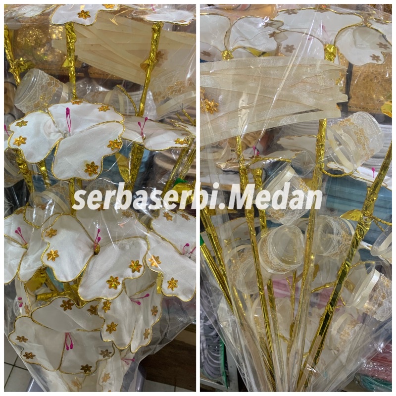 Jual BUNGA TELUR / BUNGA BALE MURAH LENGKAP (10 Bunga Telur, 10 Bendera ...