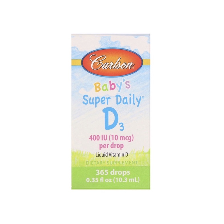 Jual Carlson Baby Super Daily D3 400 IU (10,3 ml) | Shopee Indonesia