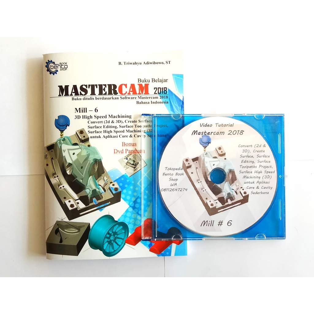 Jual Buku Mastercam 2018 Mill 6 + Dvd Panduan | Shopee Indonesia