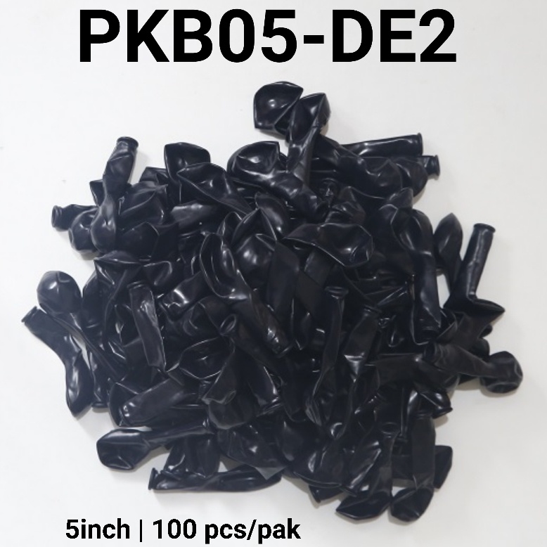 Jual PKB05-DE2 Balon latex 5 inch 1 pak 100 doff tebal ungu violet ...