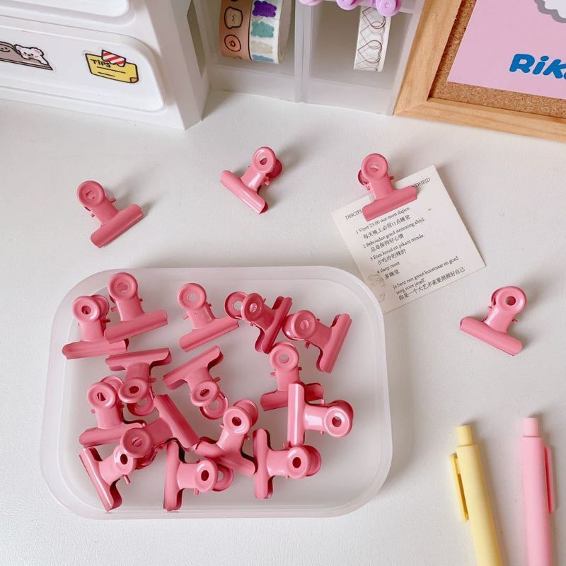 Jual Paper Clip Besi Jepitan Kertas Aesthetic Warna Warni ...