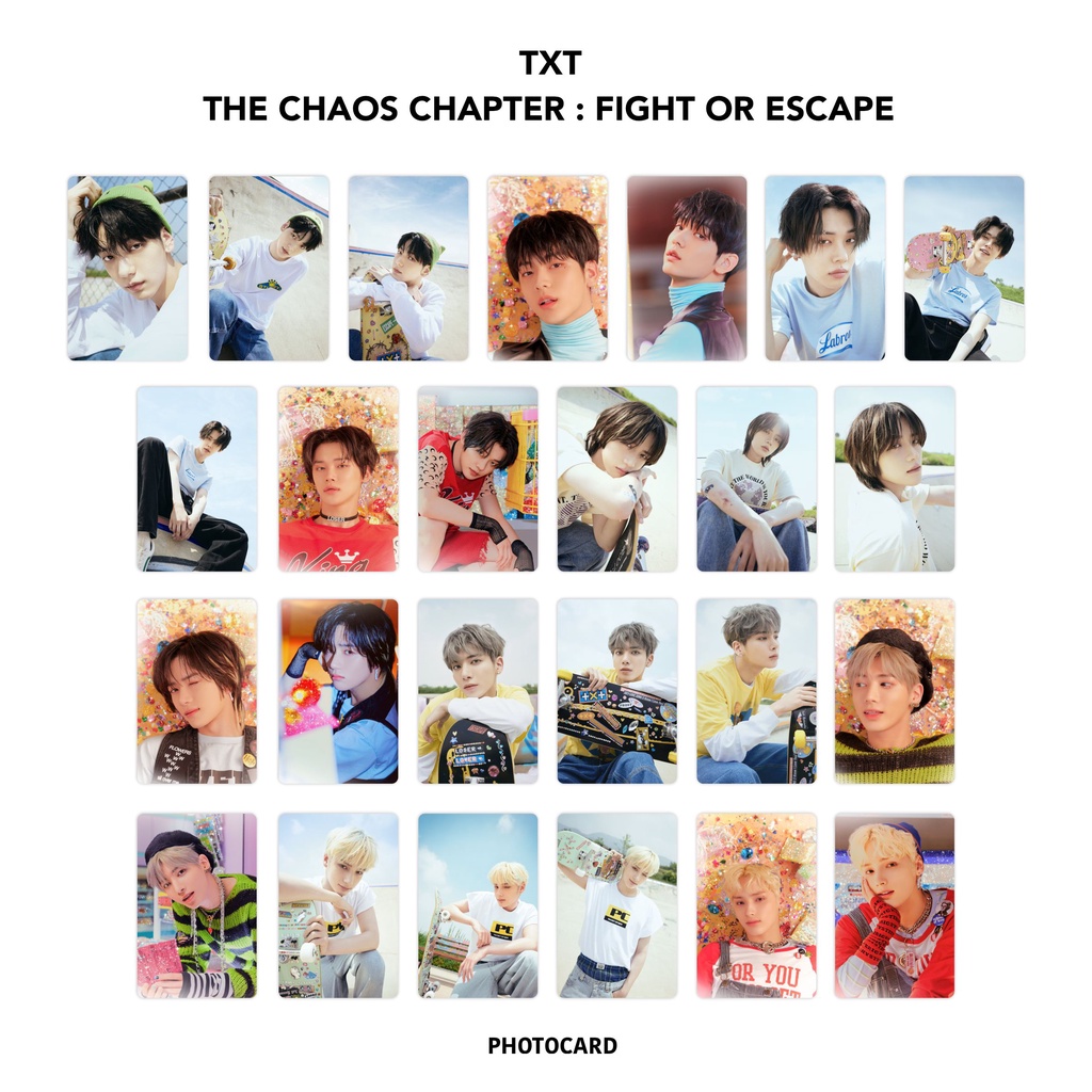 Jual Photocard TXT The Chaos Chapter : Fight or Escape | Shopee Indonesia