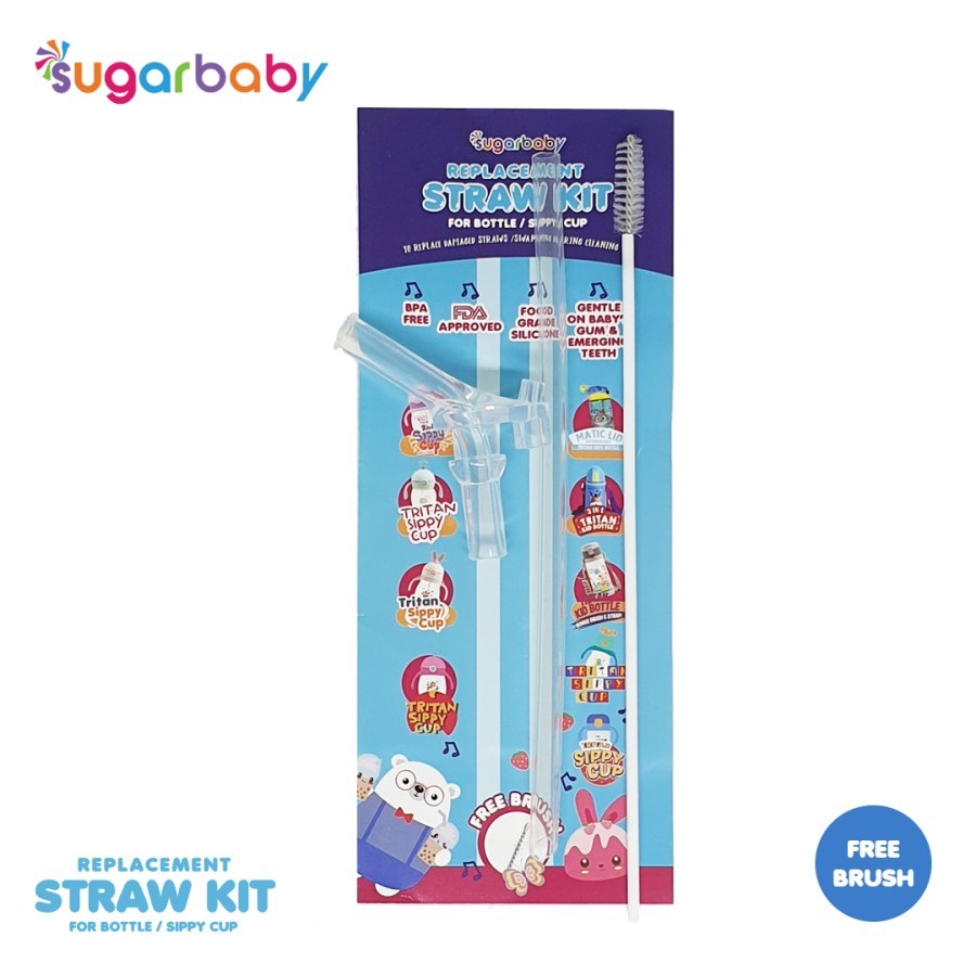 Jual Sugar Baby Replacement Straw For Kids Bottle TKB350 - 400 | Shopee ...