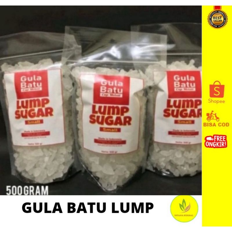 Jual GULA BATU LUMP SUGAR 500GR/100%GULA BATU/GULA BATU/GULA/PERMEN ...