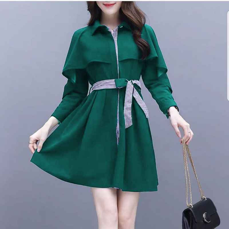 Jual { THABI } HN DRES WILONA / DRESS WANITA / MINI DRES / BAJU ...
