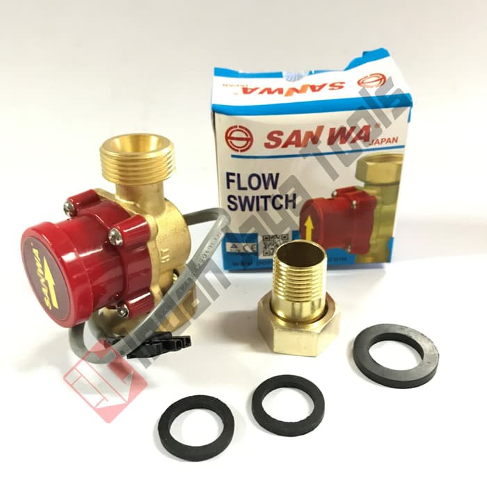 Jual Jual SANWA Flow Switch 3/4 Inch - Otomatis Pompa Air Dorong Booster Pump Murah | Shopee ...