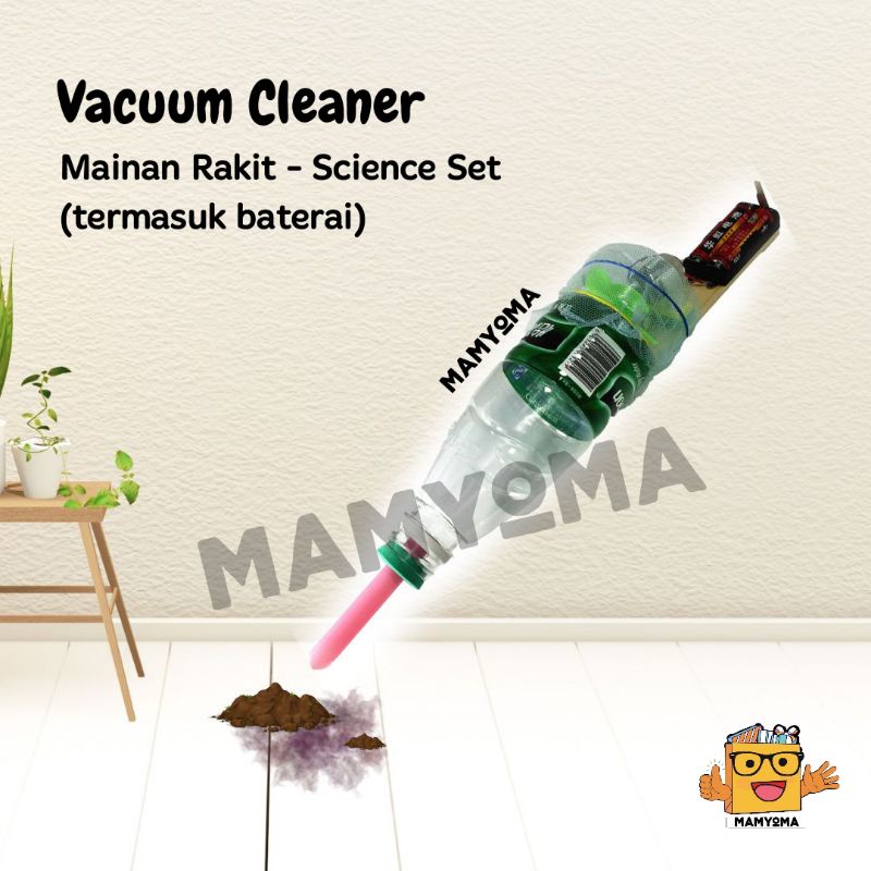 Jual Vacuum Cleaner Portable/ Mainan Rakit Vakum / Science Assembly Toy ...