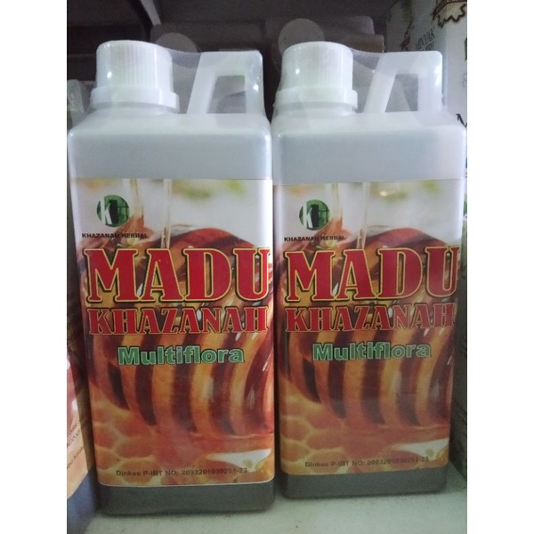 Jual Madu Multiflora Asli Nektar | Khazanah Multiflora 1kg | Shopee ...