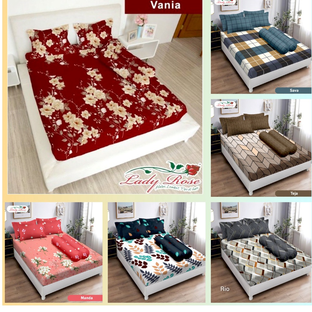 Jual Seprai Lady Rose Single 120 / Sprei Size No. 2 LadyRose New ...