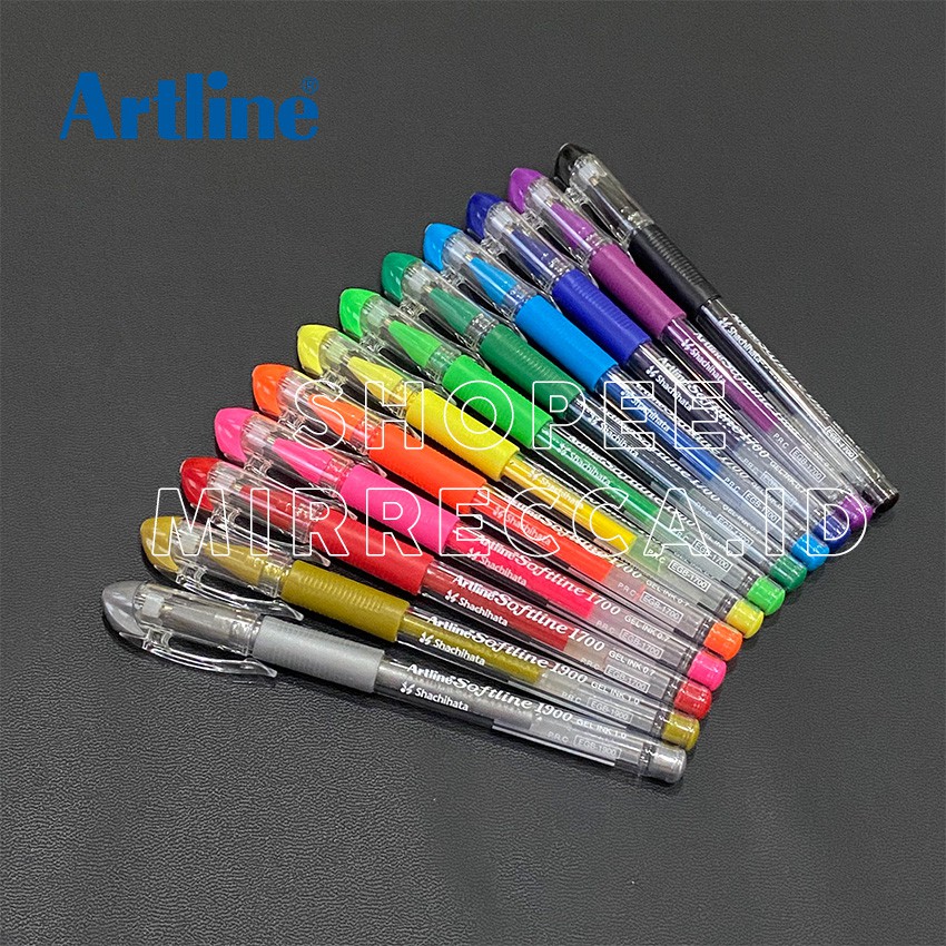 Jual ARTLINE SOFTLINE GEL PEN 1700 1900 | Shopee Indonesia