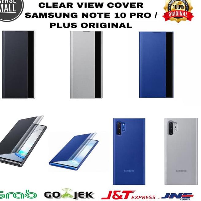 Jual ー GROSIR CASE FLIP COVER CLEAR VIEW SAMSUNG NOTE 10 PRO / PLUS ...