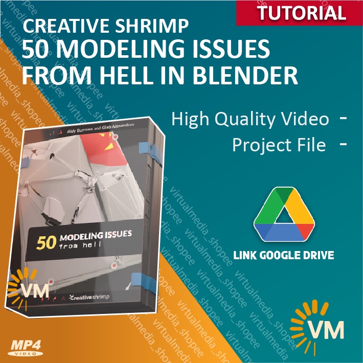 Jual CREATIVE SHRIMP - 50 MODELING ISSUES FROM HELL IN BLENDER | DVD TUTORIAL BELAJAR BLENDER ...