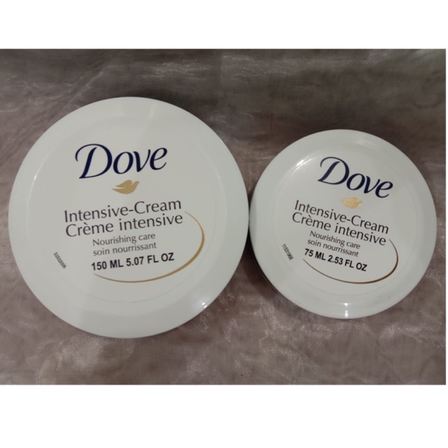 Jual 1PC DOVE INTENSIVE CREAM 150 Ml & 75 Ml (BIRU) | Shopee Indonesia