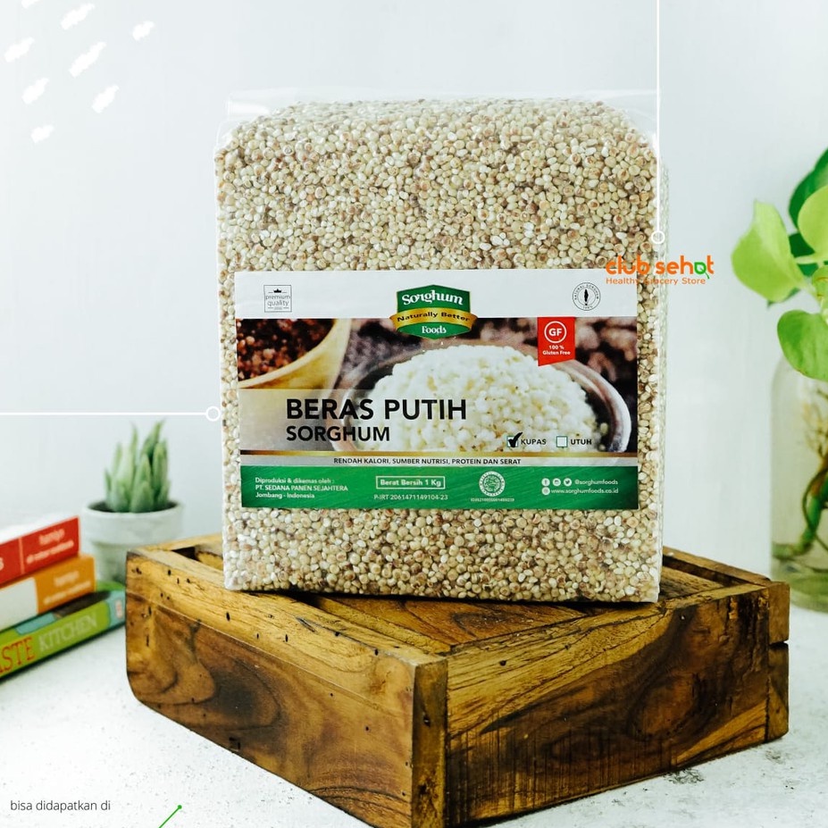 Jual Sorghum Foods Beras Putih Sorghum Kupas 1kg | Shopee Indonesia