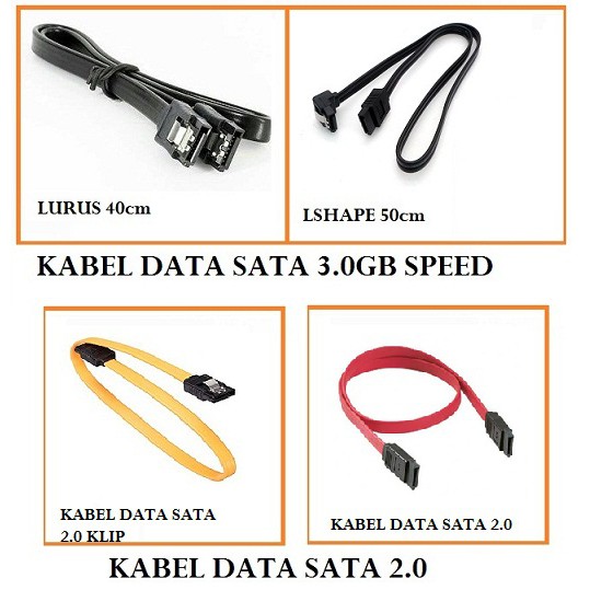 Jual Kabel Data Sata 3.0 III Harddisk HDD SSD 6 Gbps - Red | Shopee ...