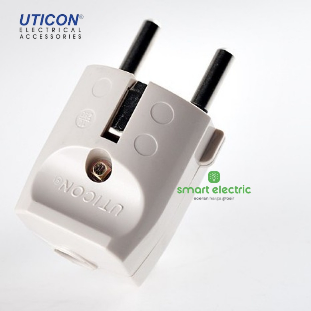 Jual Uticon Steker Arde Colokan Listrik Saklar Lampu Kuningan SNI Bagus ...