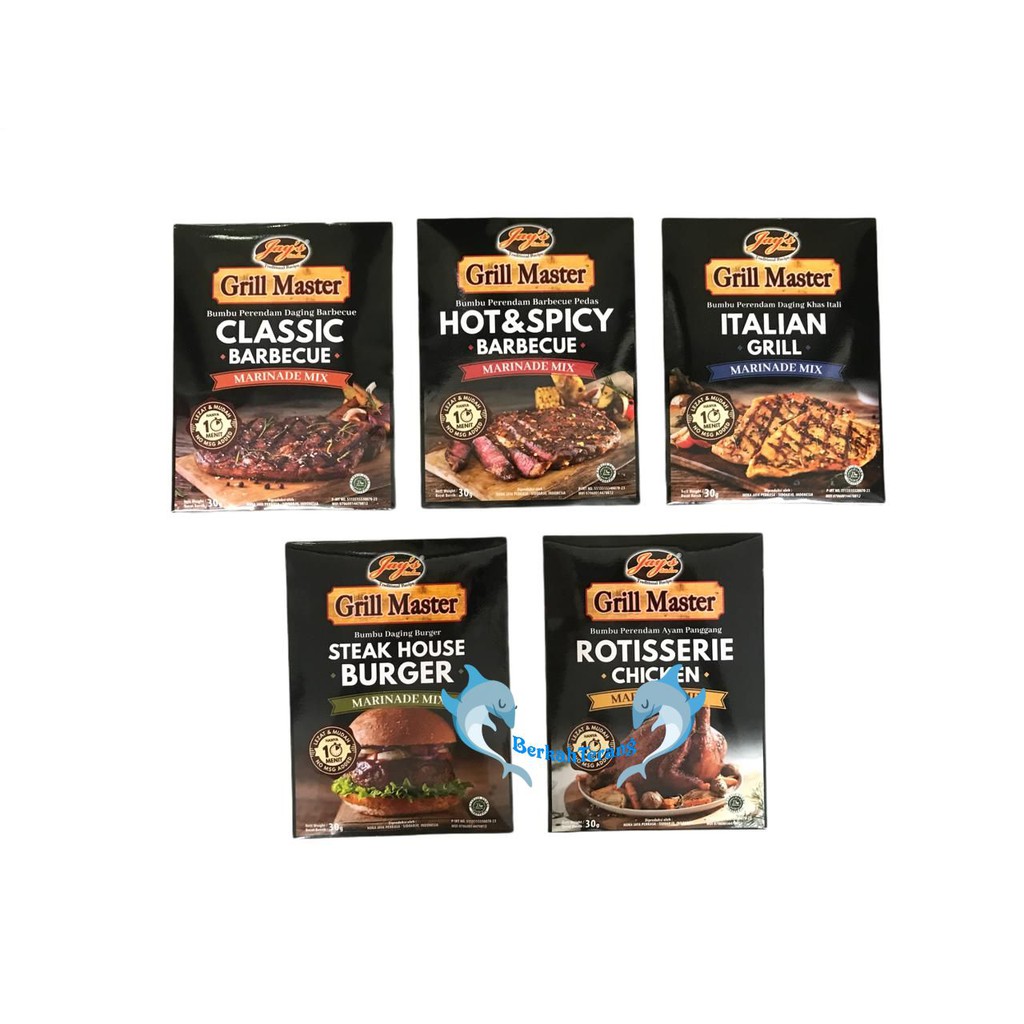 Jual Jay's / Jays Grill Master marinade mix / Rotisserie Chicken / Classic Barbecue / Hot Spicy ...