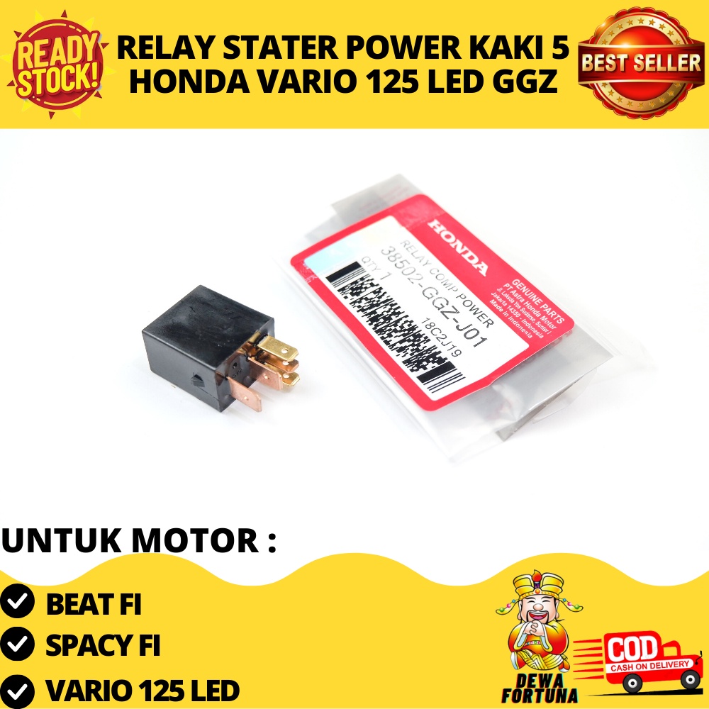 Jual Relay Stater Power Kaki 5 Honda Beat Sporty Beat Street Beat ESP ...