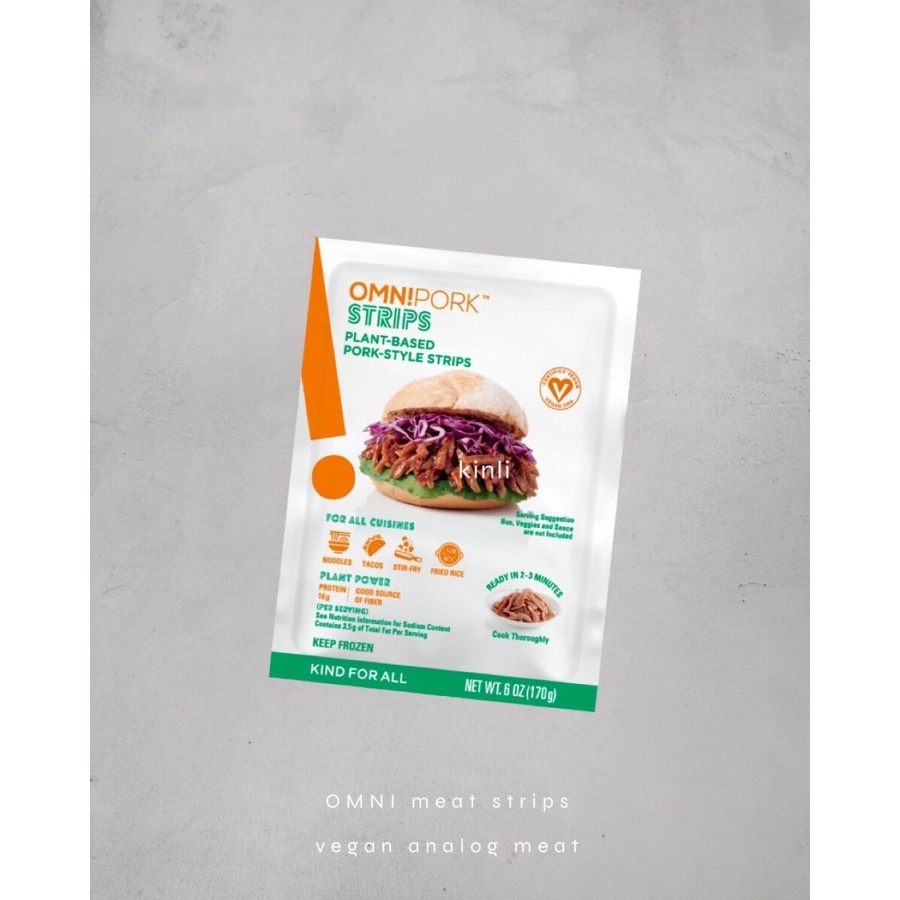 Jual OMNI meat strip vegan meatless daging analog vegetarian plant ...